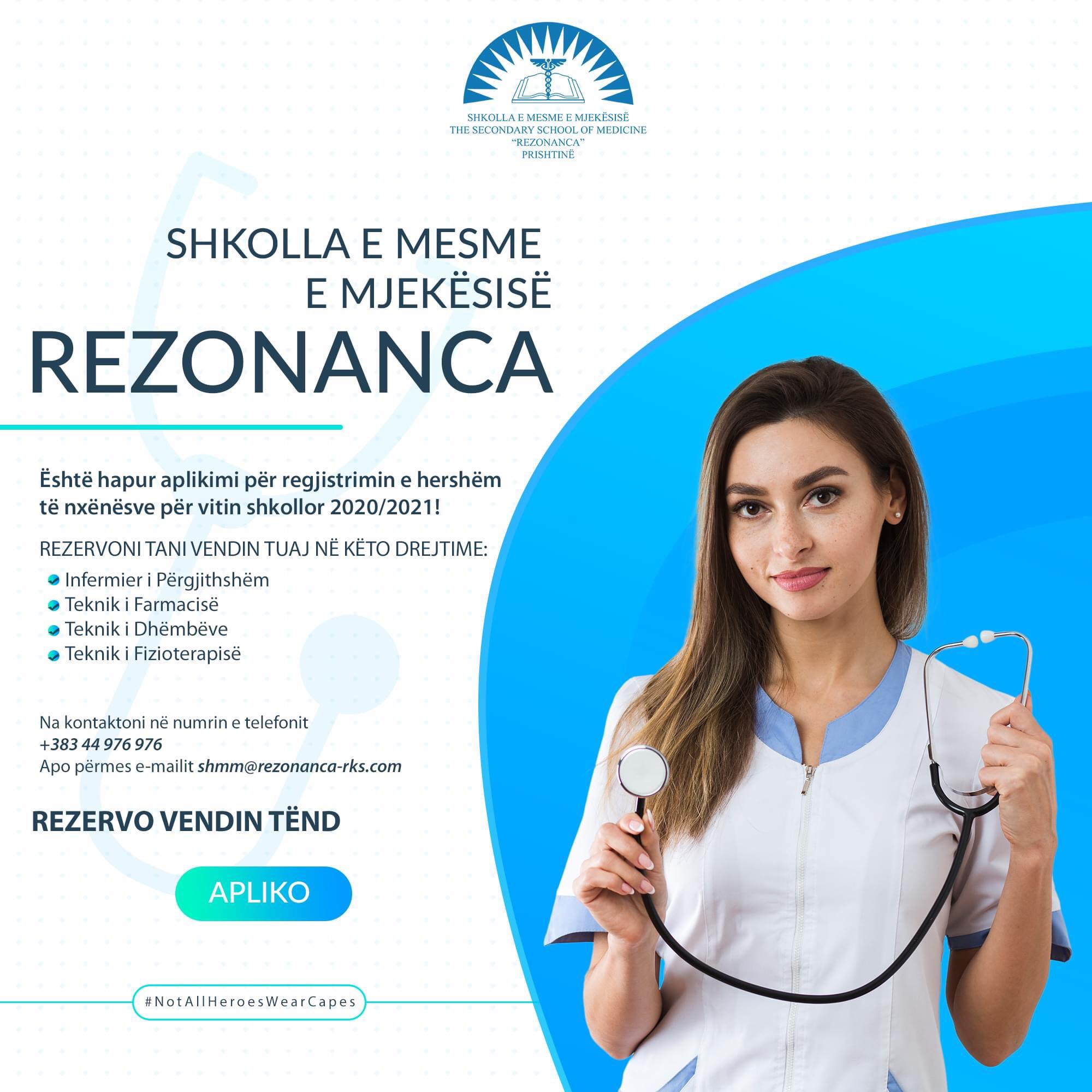 Shkolla e Mesme e Mjekësisë Rezonanca me standarde moderne - LipjaniNews